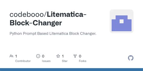 GitHub Codebooo Litematica Block Changer Python Prompt Based Litematica Block Changer