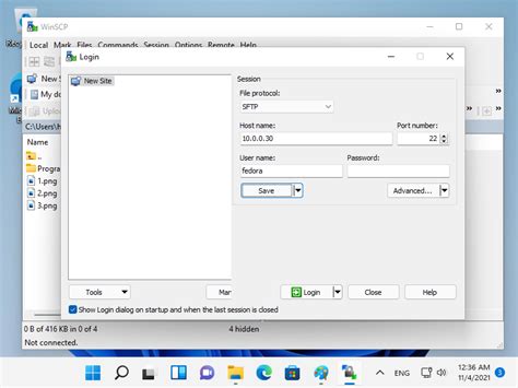 Fedora 35 OpenSSH SSH File Transfer Windows Server World