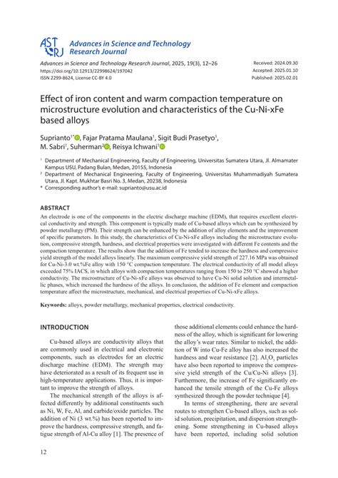 Pdf Effect Of Iron Content And Warm Compaction Temperature On
