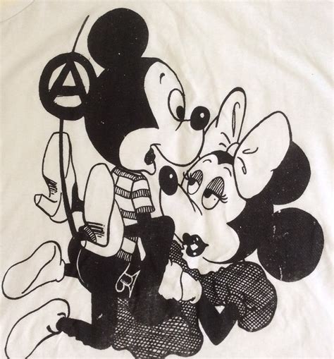 Punk Mickey Mouse Sex Vest Seditionaries Cartoon Anarchy Etsy