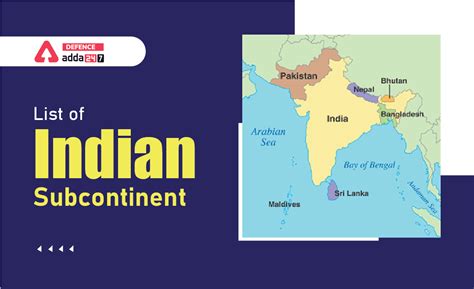 Geography Of Indian Subcontinent At Tom Witcher Blog
