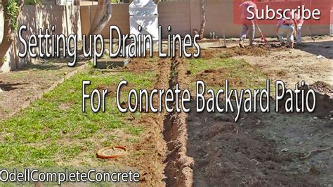 How To Add A Drain To Concrete Patio At Gina Burnette Blog