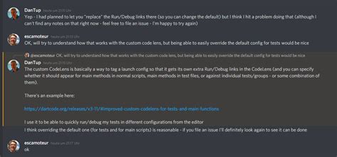 Allow Overwriting The Launch Config Used By Run Debug CodeLens Links Issue Dart Code