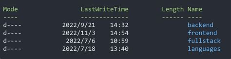 The Colors For Directories Output Look Super Wierd Since Powershell Update Issue
