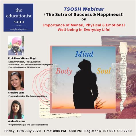 hello everyone the educationist sutra is organising tsosh webinar the sutra of success