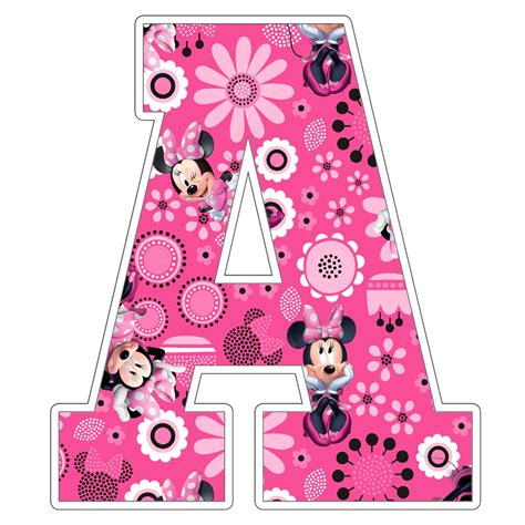 Minnie Mouse Letter Font