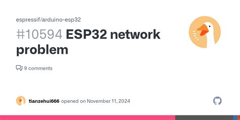 Esp32 Network Problem · Issue 10594 · Espressifarduino Esp32 · Github