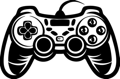 Stylized Retro Game Controller Design For Gaming Enthusiasts And Tattoo Ideas 59073122 Vector