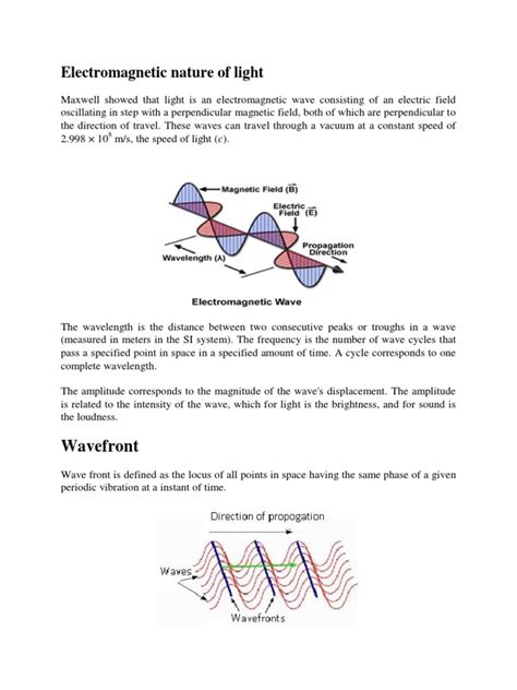 Unit 3 Waves And Optics Pdf Waves Light