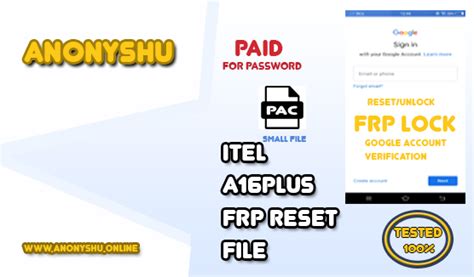 ITEL A16 PLUS SA332 FRP RESET FILE 2019 NEW UPDTE ANONYSHU