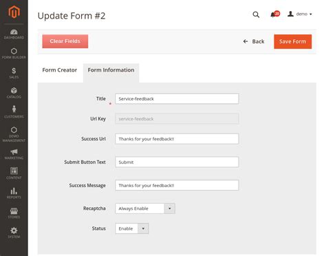 Magento 2 Form Builder Custom Forms Extension Webkul