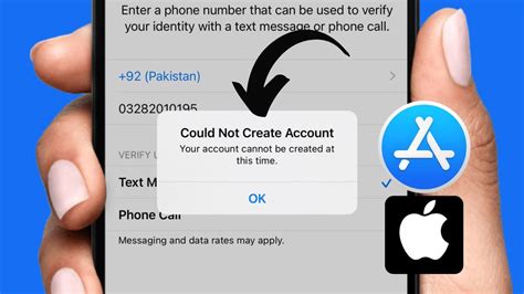 how to fix ‘your account cannot be created at this time apple id on