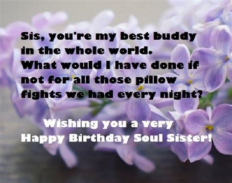 Happy Birthday Soul Sister Wishes And Quotes Wishesgreeting