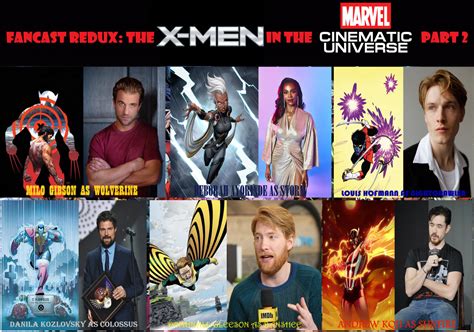 Fancast Redux The X Men In The Mcu Part 2 By Megacrashthehedgehog On Deviantart