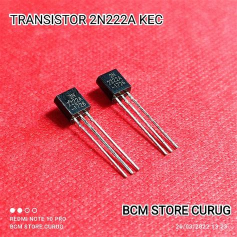 Jual 10 Buah Transistor 2n2222 2n 2222 2n2222a 2n 2222a 30v 06a To92