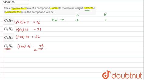 How To Find Molecular Formula