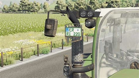 Fendt Licenseplate Holder For Fendt Favorit Vario Prefab V1 1 0 0 Ls22 Mod Ls25 Mods