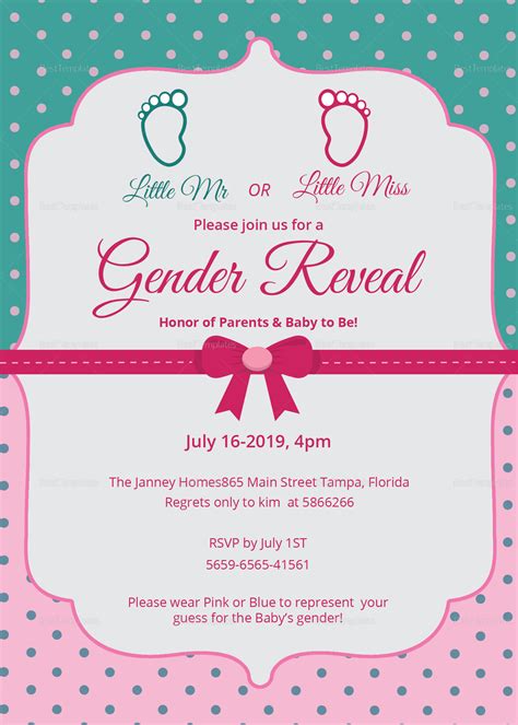 Gender Reveal Video Template