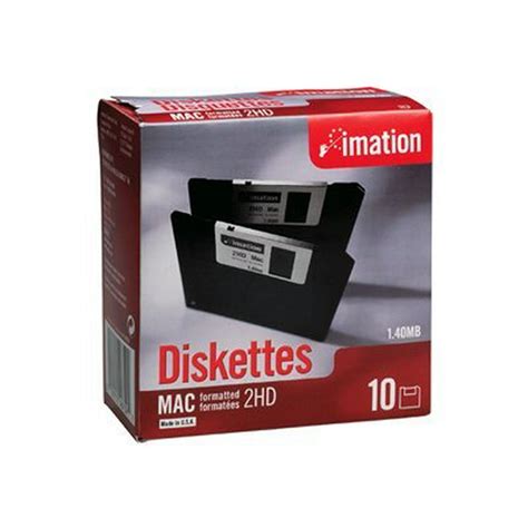 Imation 10 X Floppy Disk 1 44 Mb Mac