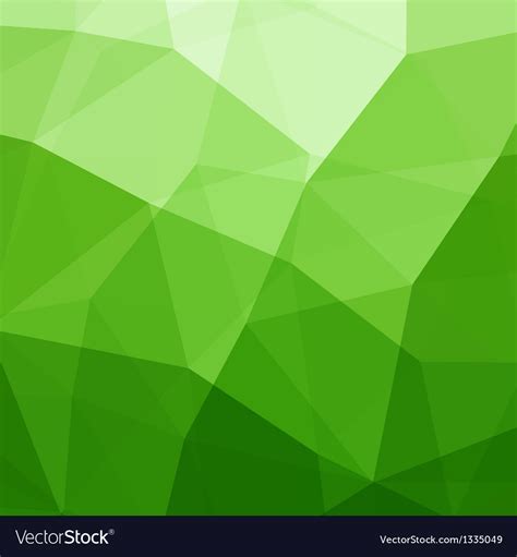 Geometric Green Triangle Pattern Royalty Free Vector Image
