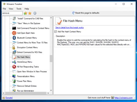 Add File Hash Context Menu In Windows