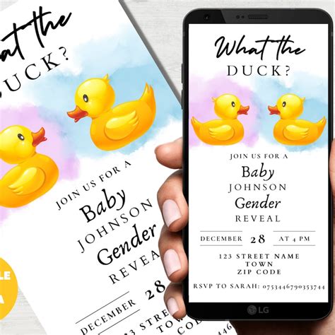 Duck Gender Reveal Etsy