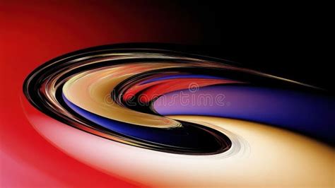 Abstract Swirling Colors Creating A Dynamic Visual Flow Stock