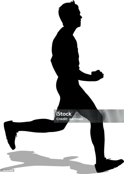 Ilustración De Siluetas De Atletismo Y Más Vectores Libres De Derechos De Actividad Actividad