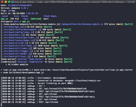 Project Lean JavaScript Application Starter Matt Lean
