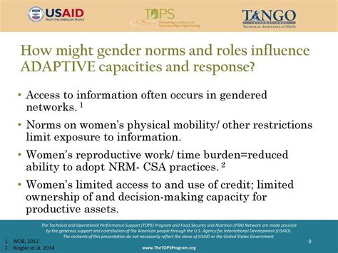 Integrating Gender In Resilience Programming Ppt Download