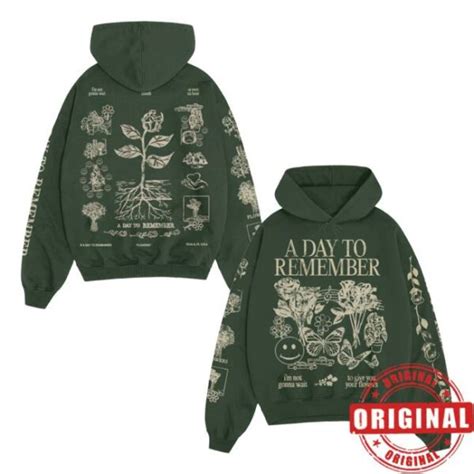 Adtr A Day To Remember Store Merch Flowers Hoodie Newest Fashion Trends
