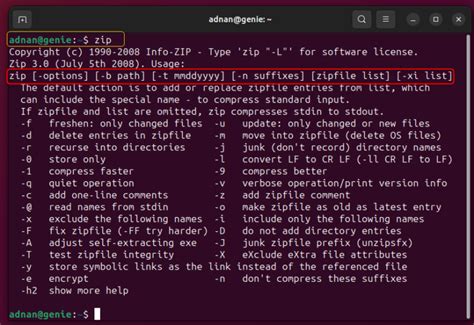 Zip Command In Linux Linux Genie
