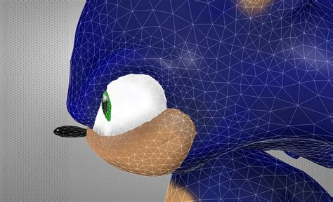 Sonic Hedgehog 3d Model