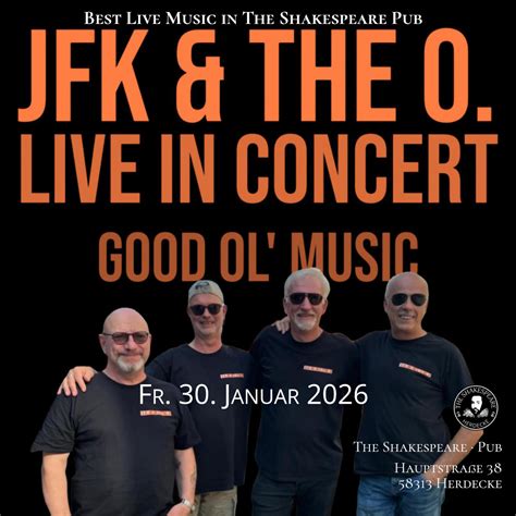 Veranstaltungen Für Mai 2026 The Shakespeare · Pub