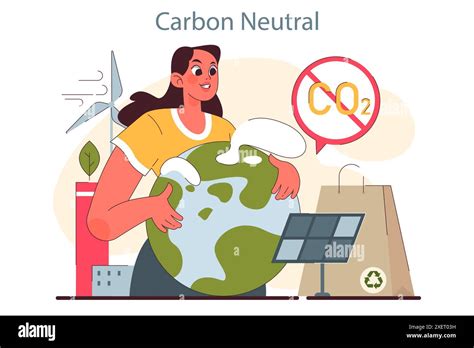 Carbon Neutral Living Environment Protection And Reduction Of Carbon Footprint Global Strategy