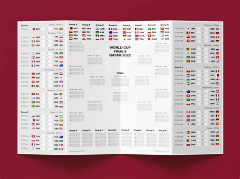 Printable World Cup Schedule By Michal Chyrek On Dribbble Worksheets