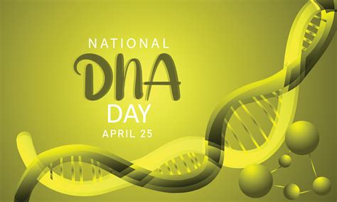 National Dna Day Template For Background Banner Card Poster