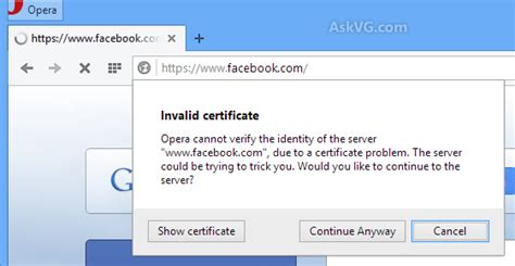 [fix] ssl error untrusted connection or invalid security certificate