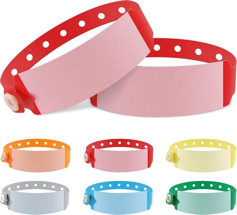 100pcs Vinyl Wristbands Hospital Identification Bandswaterproof