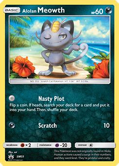 Meowth Evolution Card