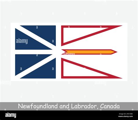 Newfoundland And Labrador Canada Flag Canadian Province Banner Flag