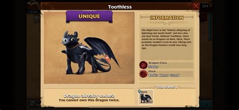 Since When Had Toothless Been A Stocker Class Rriseofberk
