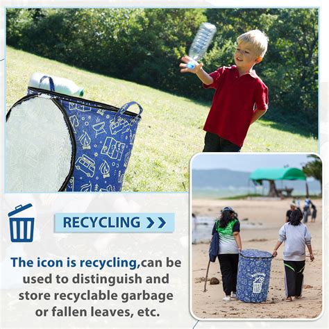 Collapsible Camping Trash Can Outdoor Trash Can Collapsible Trash Can