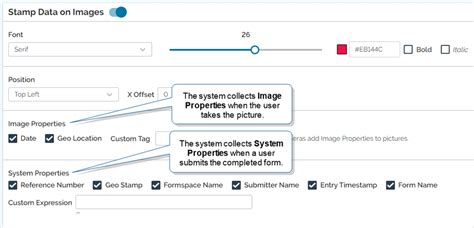Configure Image Stamps In A Truecontext Teamwork Enabled Form