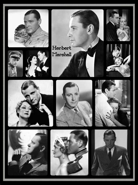 Herbert Marshall Herbert Marshall Classic Hollywood Hollywood Actor