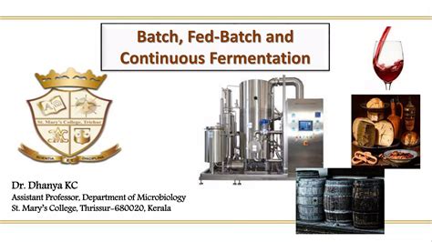 Batch Fedbatch And Continuous Fermentation Pptx Chemistry Science