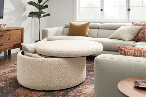 Room And Board Round Ottoman