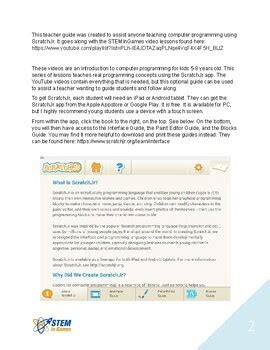 Scratch Jr Coding Teacher Guide Lesson By STEM In Games TPT