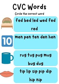 CVC Words By Catholic Babe Resources TPT