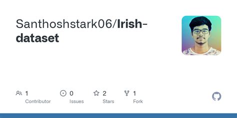 Github Santhoshstark06 Irish Dataset
